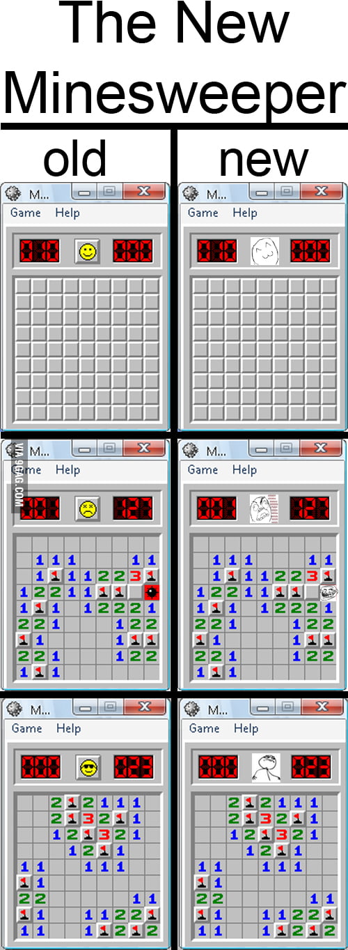 Meme based Minesweeper - 9GAG