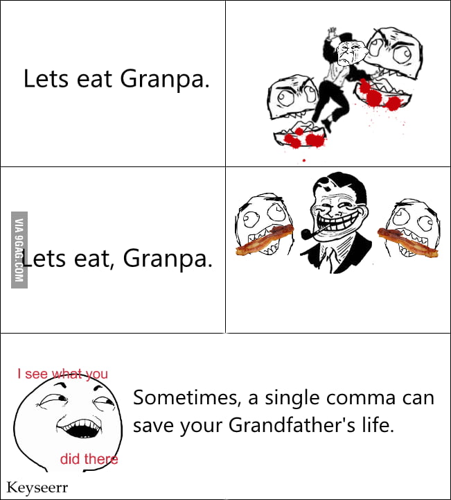 The Power of Comma - 9GAG