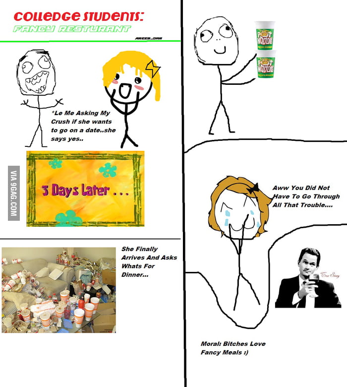 College Students: Fancy Restaurant - 9GAG