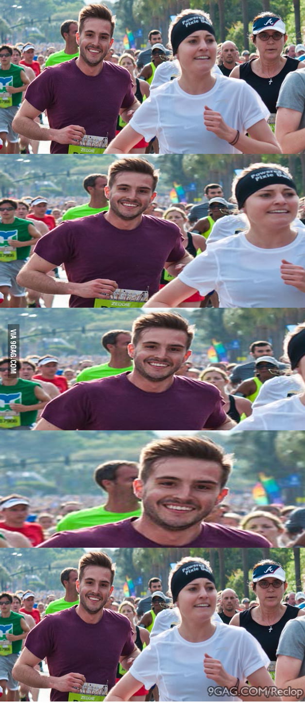 Ridiculously Photogenic Guy Fails To Photobomb - 9GAG