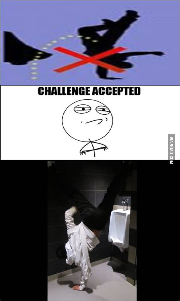 Toilet Challenge Accepted 9gag