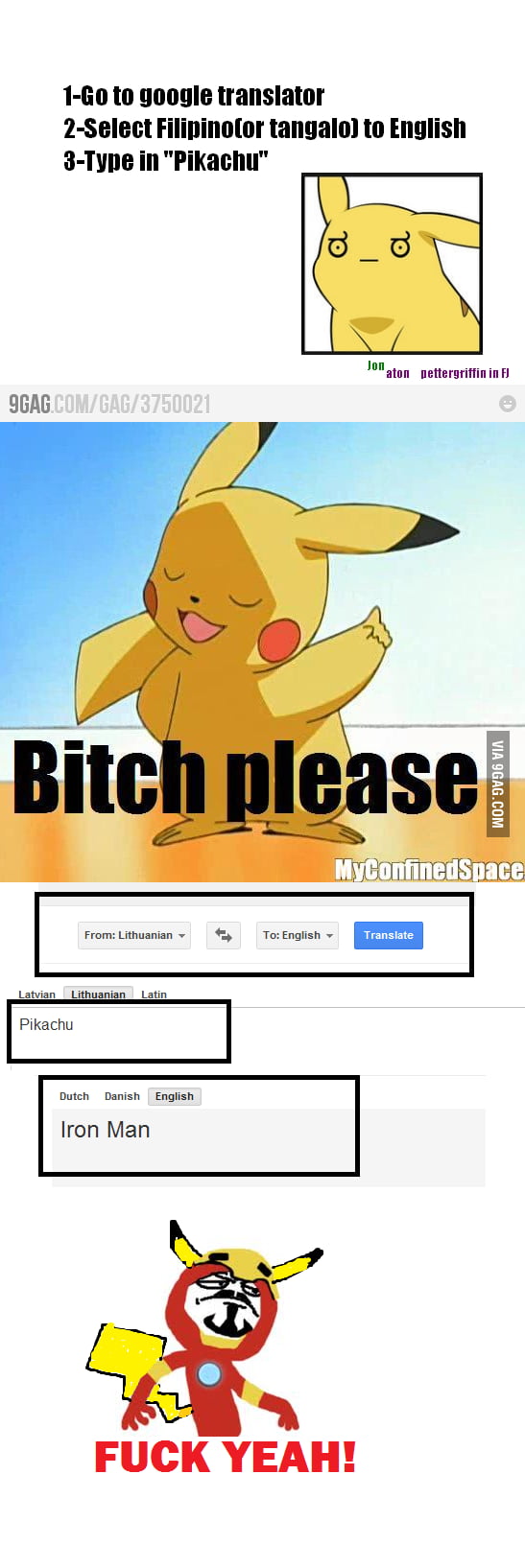 Morning = Iron Man, Noon = Pikachu, Night = Batman - 9GAG