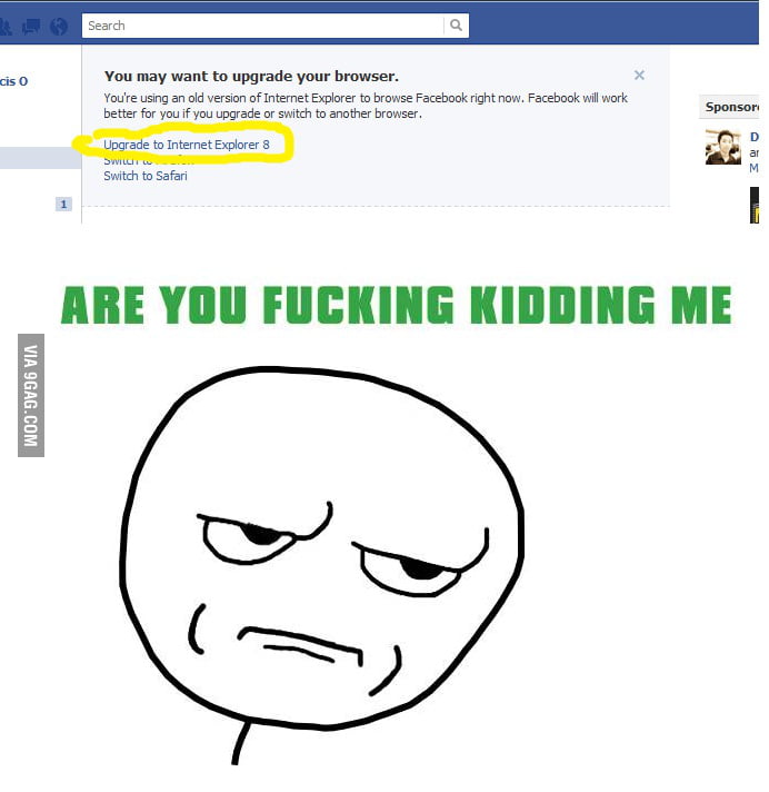 UPGRADE?? more like.. DOWNGRADE - 9GAG