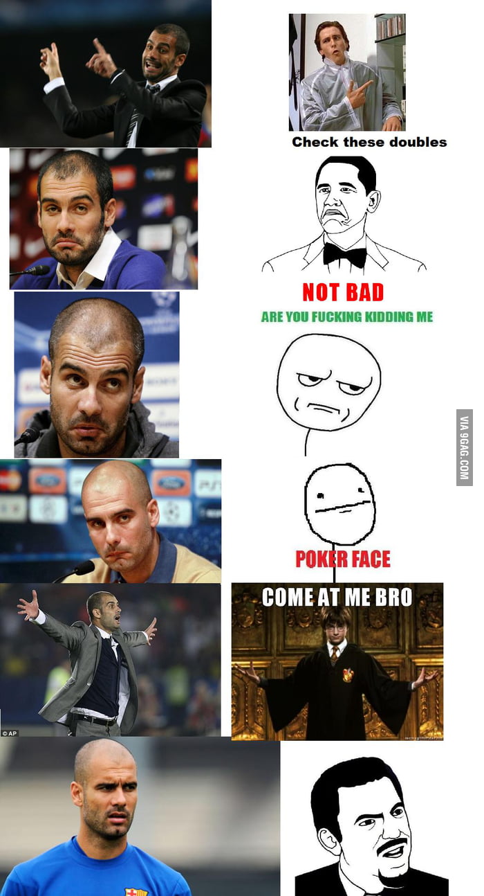 Guardiola Meme Board - 9GAG
