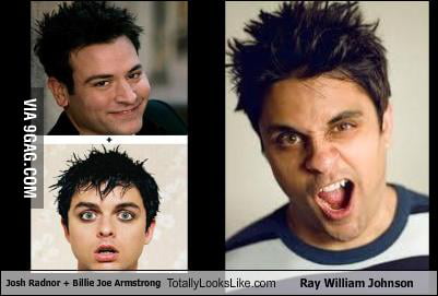 Josh Radnor + Billie Joe Armstrong = Ray William Johnson - 9GAG