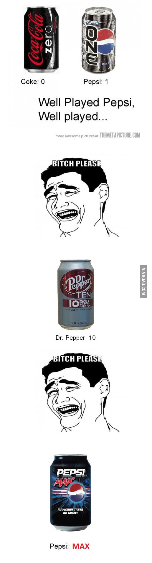 Pepsi level: MAX - 9GAG