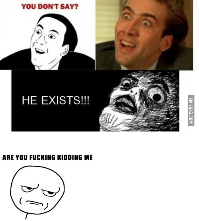 This guy for real? - 9GAG
