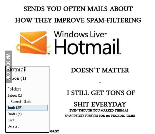 Just Hotmail... - 9GAG