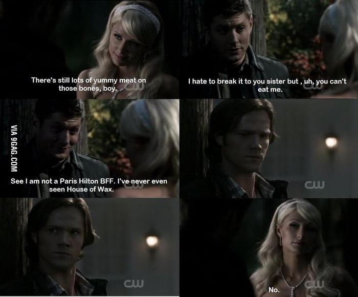 Dean Winchester is not a Paris BFF - 9GAG