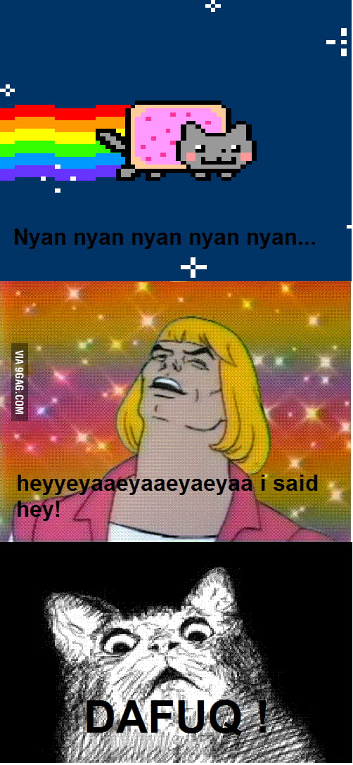 Nyan cat vs he-man - 9GAG
