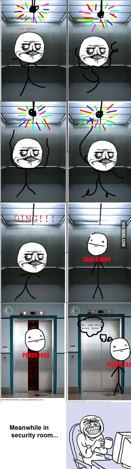 Meanwhile in elevator - 9GAG