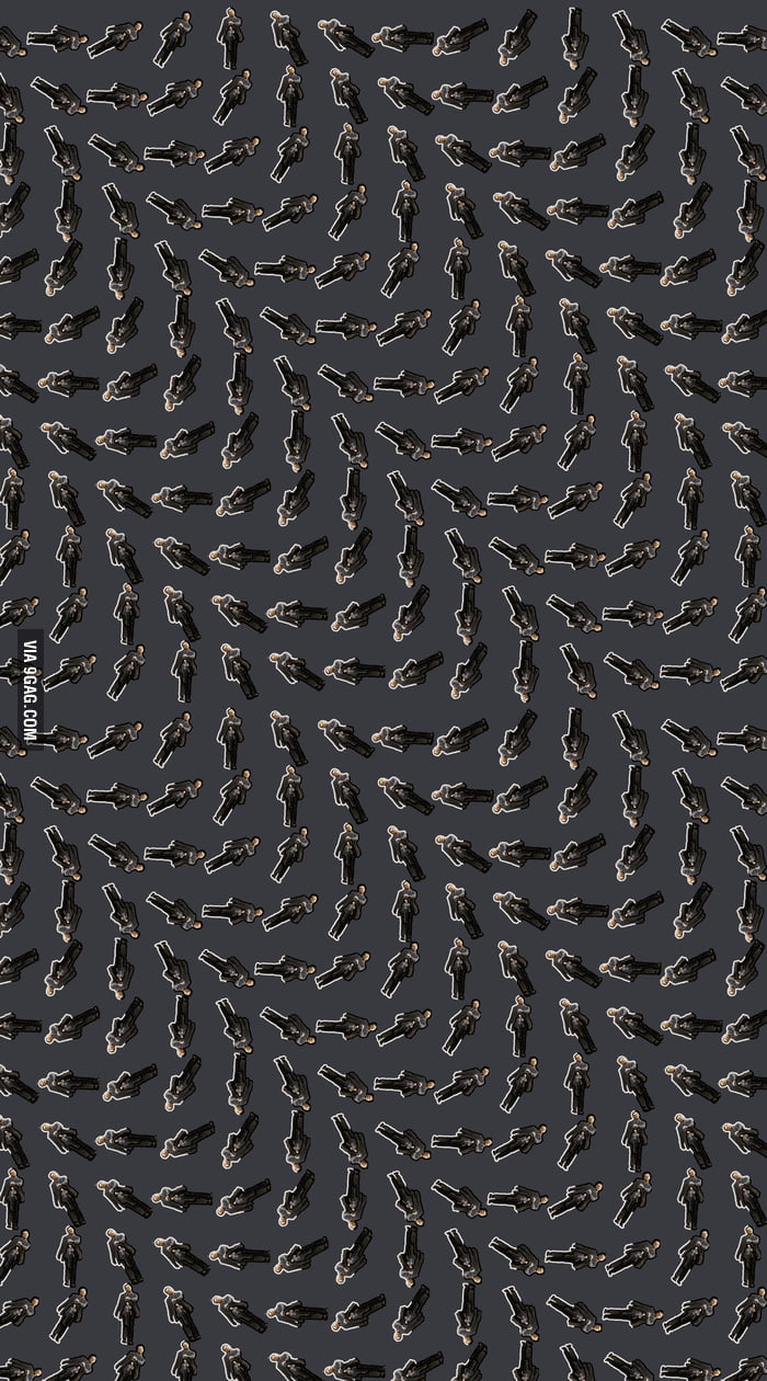 Strutting illusion - 9GAG