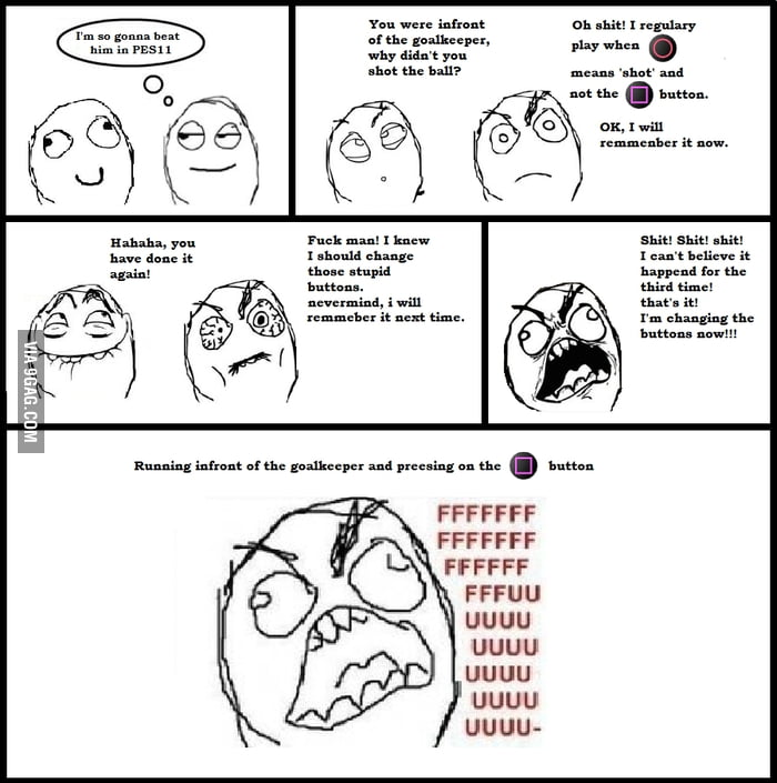 Playstation's annoying buttons - 9GAG