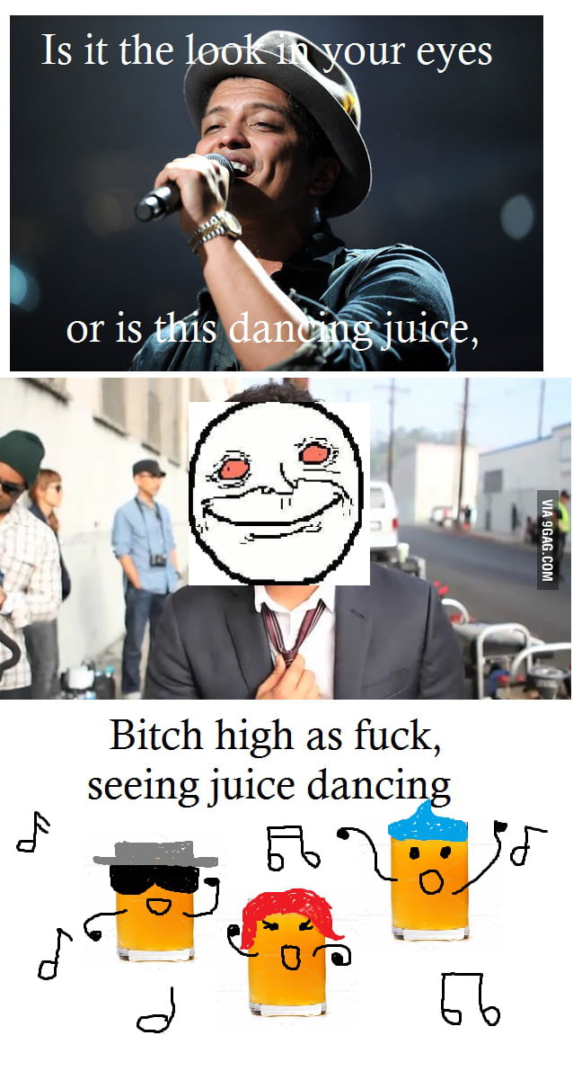 B*tch high as f**k. - 9GAG