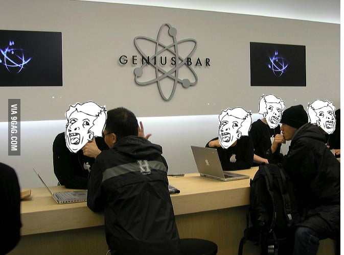 Apple tech support. - 9GAG