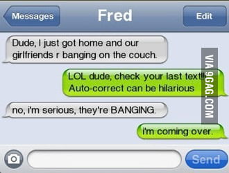 Best auto-correct joke I've seen in a while - 9GAG