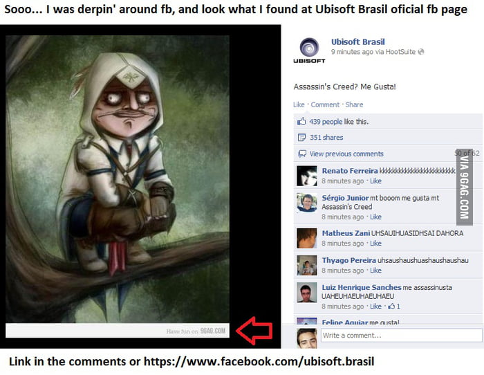 Me 9GAGsta at Ubisoft Brasil - 9GAG