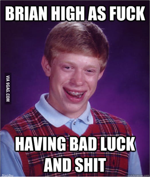Brian high as... - 9GAG