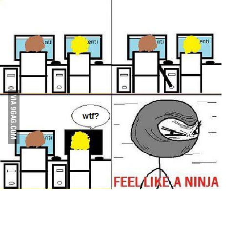 Feel like a ninja - 9GAG