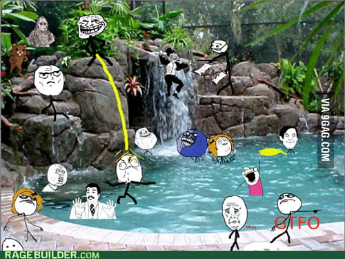 Backyard Pool Party with Meme's - 9GAG