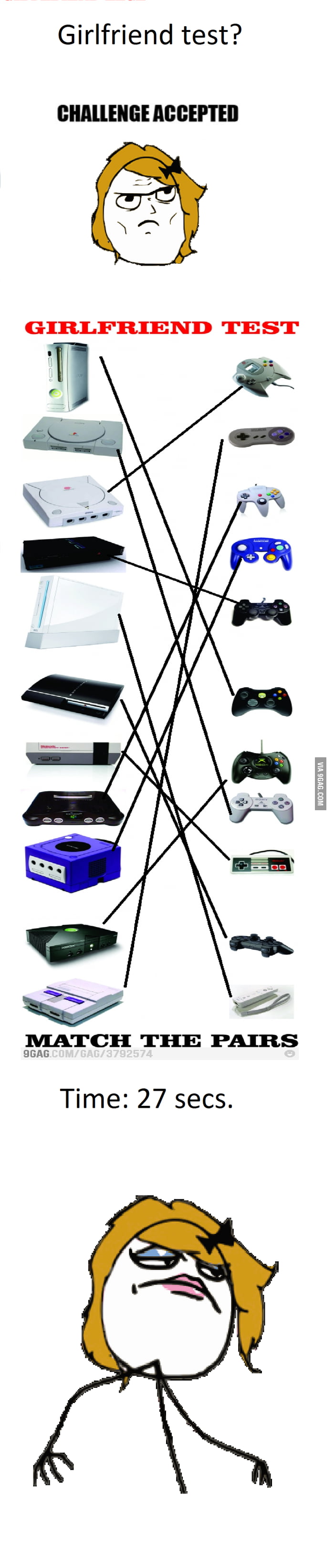 Girlfriend test? Challenge Accepted. - 9GAG
