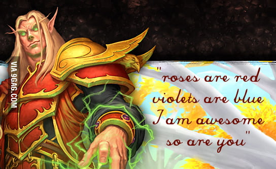 Blood Elf Logic - 9GAG