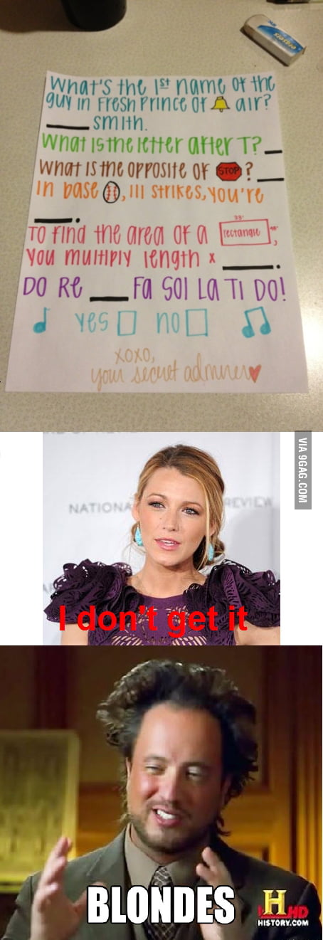 Blondes 9gag
