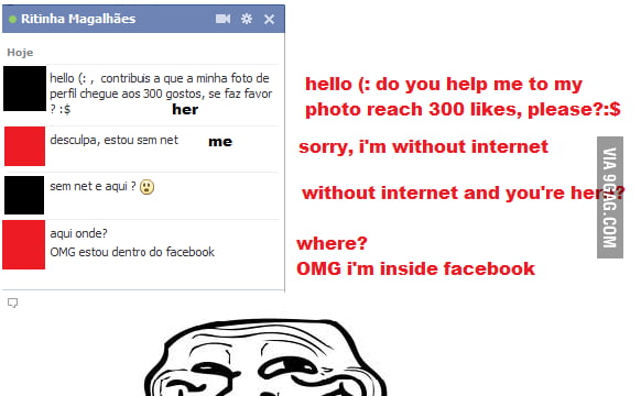 Facebook troll - 9GAG