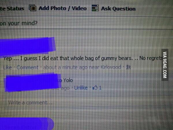 Gummy bears, because yolo - 9GAG