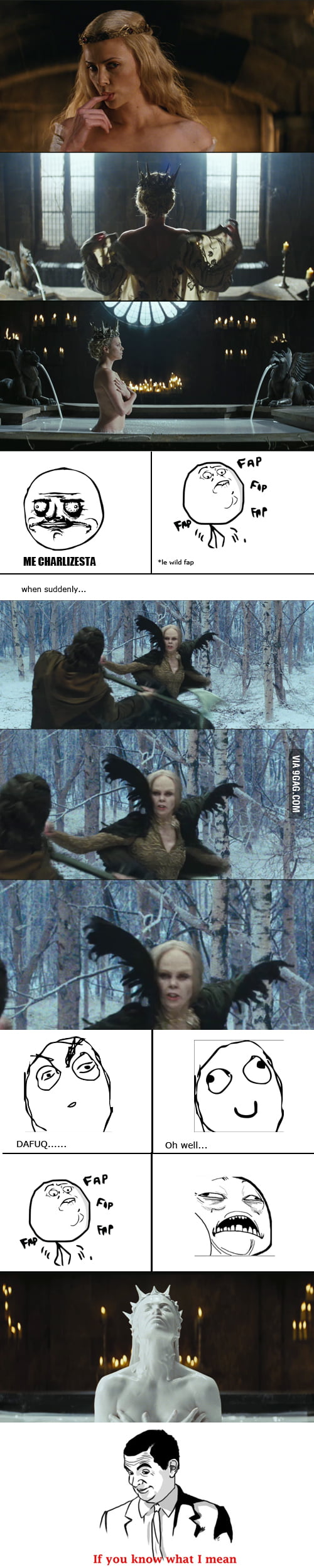 No matter what....Miss Theron is HAWT - 9GAG