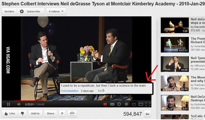 Youtube comment win! - 9GAG