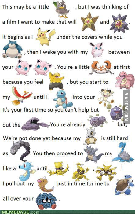 A pokemon poem:D - 9GAG