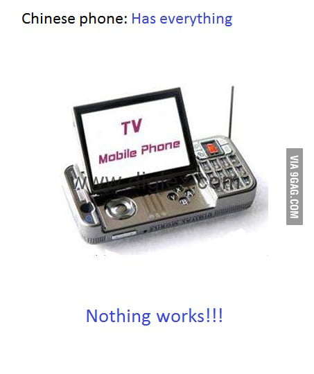 Chinese mobile phone, Quad band,4 SIM, TV, 2 mp camera,... - 9GAG