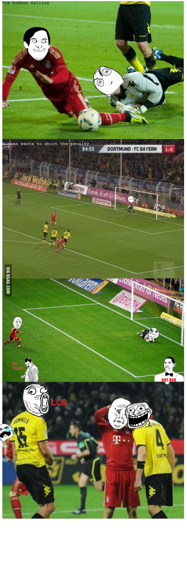 Just Robben vs Dortmund... - 9GAG