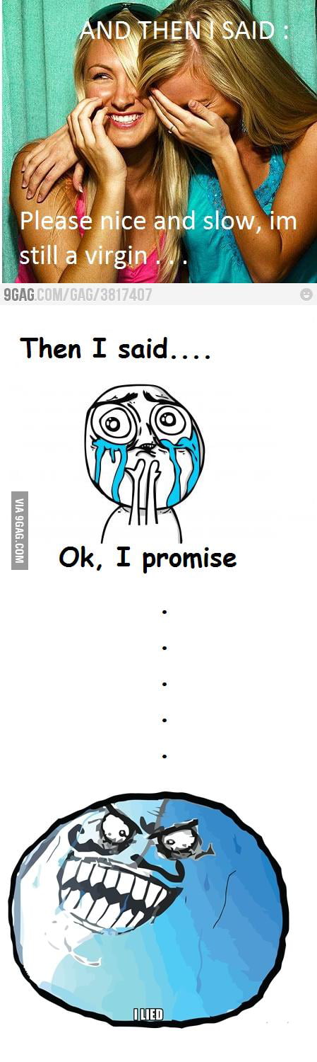 Virgin promise - 9GAG