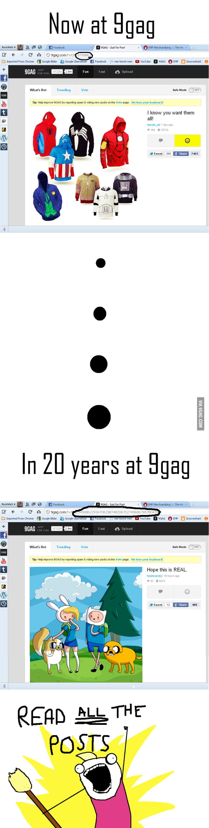Now and Then at 9ga :) - 9GAG