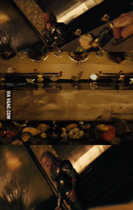 Table Flip Thor... Like a god - 9GAG