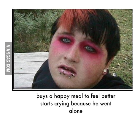 Le depressive emo - 9GAG