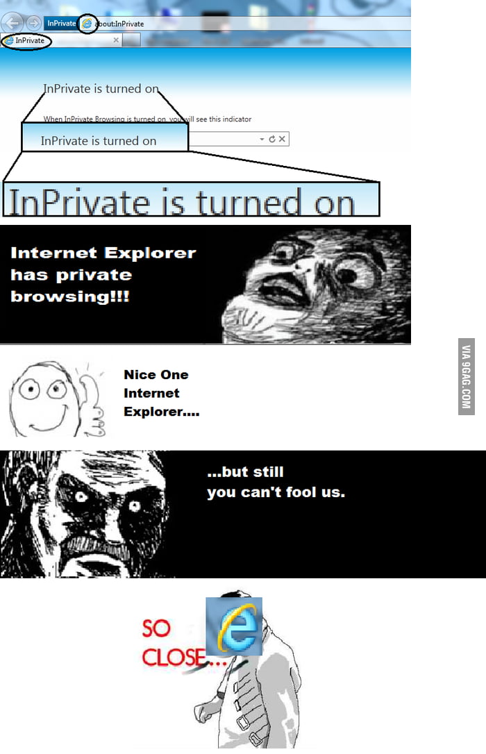 Nice try internet explorer... - 9GAG