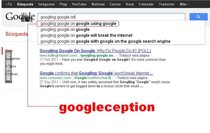 Googleception - 9GAG