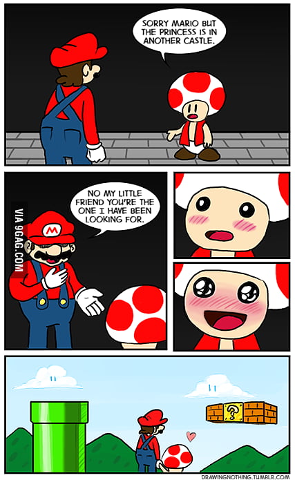 Mario's True Love - 9GAG