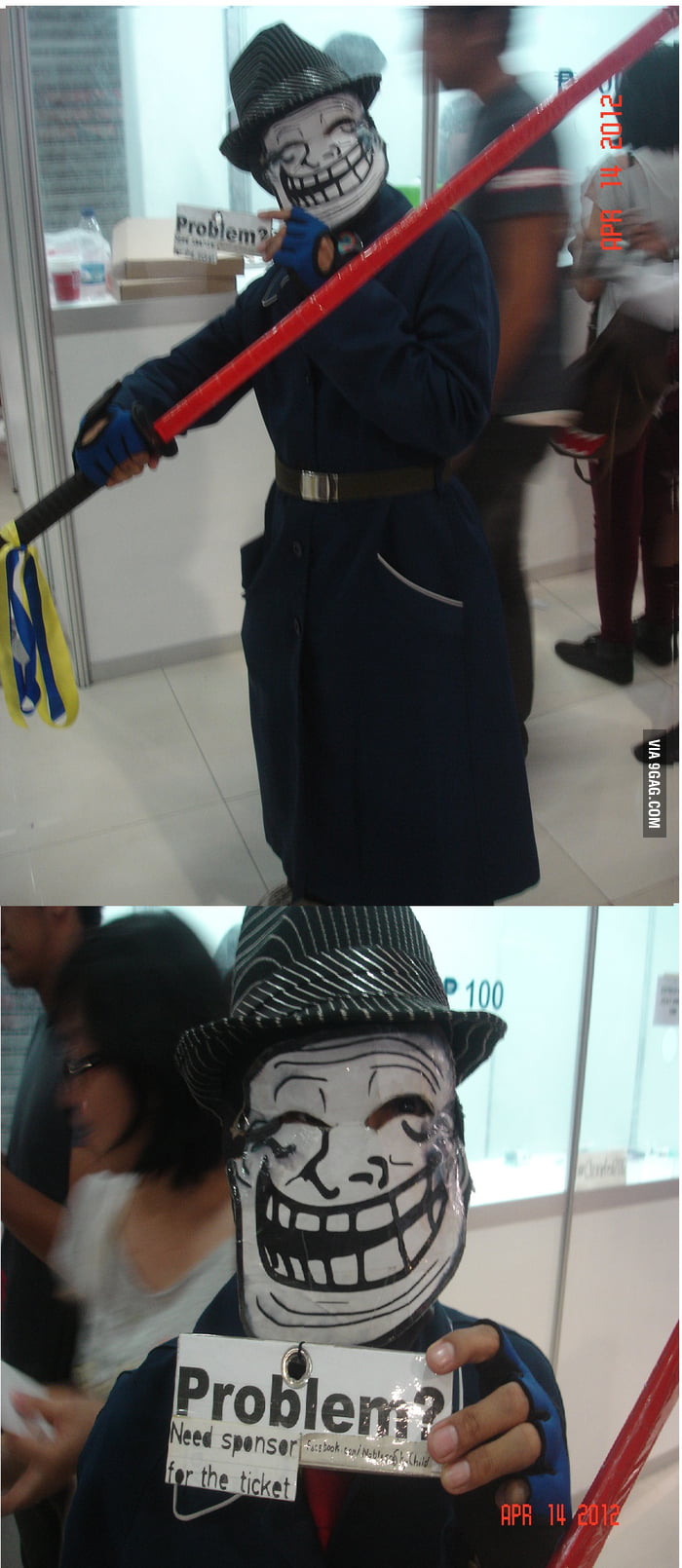 Troll Face with a Sword. Your argument is INVALID!!! - 9GAG