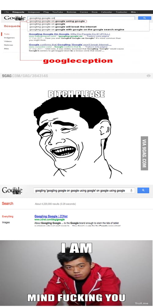Googleception? CHALLENGE ACCEPTED - 9GAG