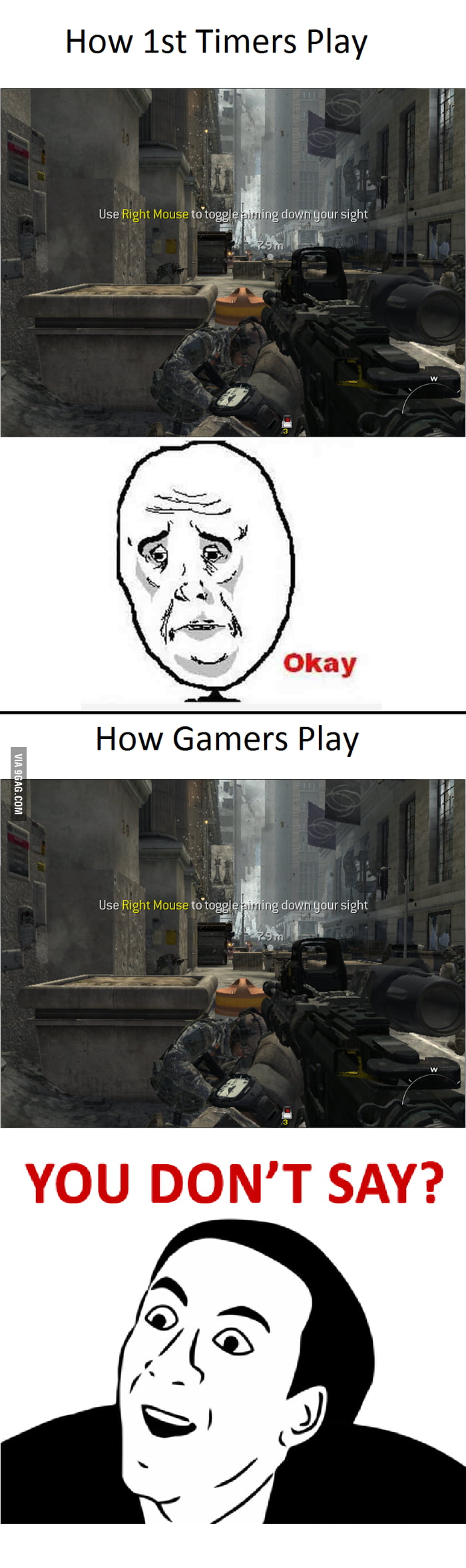 First-Timers and Gamers - 9GAG
