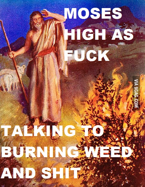 MOSES HIGH AS F**K - 9GAG