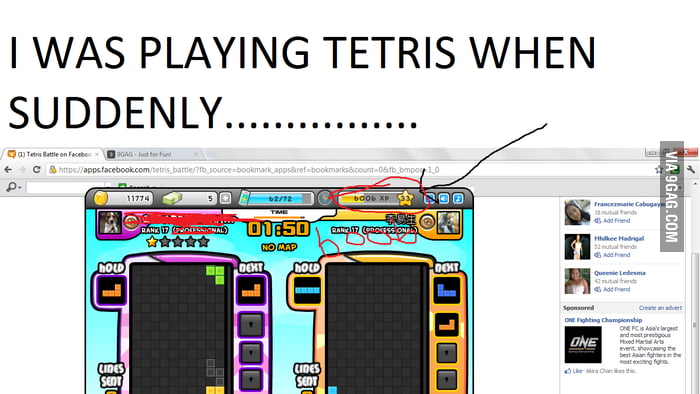 LOOK AT THE EXP BAR.. - 9GAG