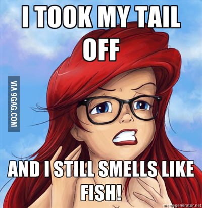 Frustrated Ariel - 9GAG