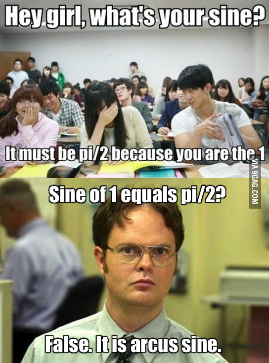 Math flirting level: F - 9GAG