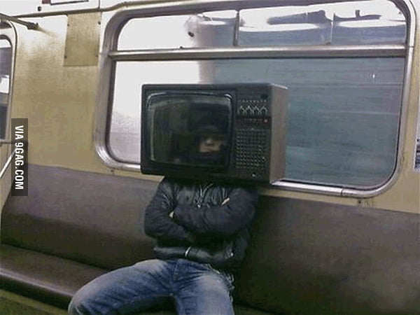 Just a random guy in the subway - 9GAG