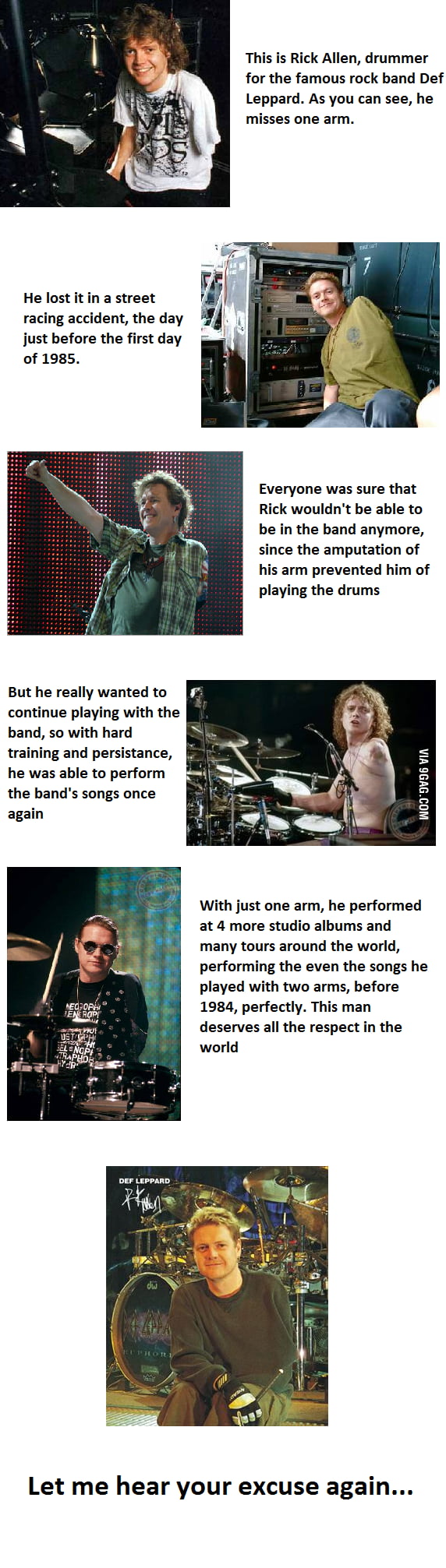 Rick Allen RESPECT. - 9GAG